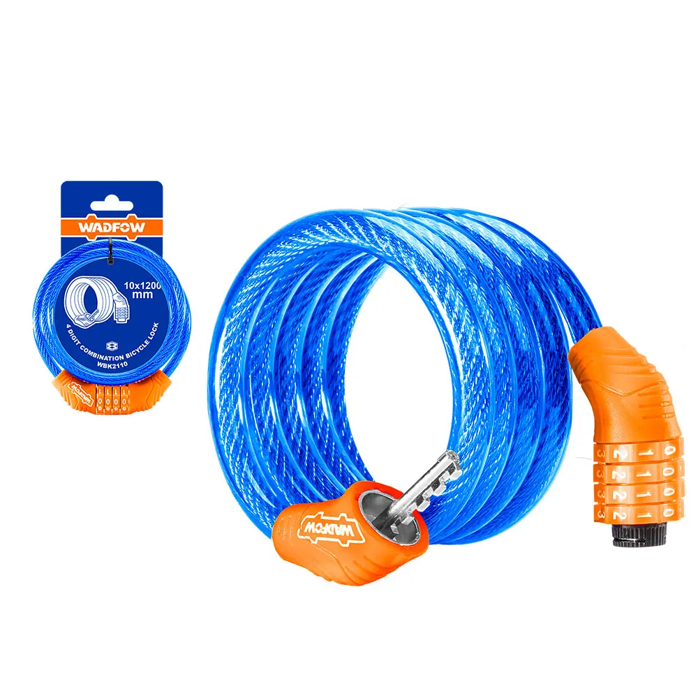 WBK2110BRAVA ZA BICIKLI SPIRALNA -ŠIFRA 4 CIFRE 10X1200 mm WADWOF