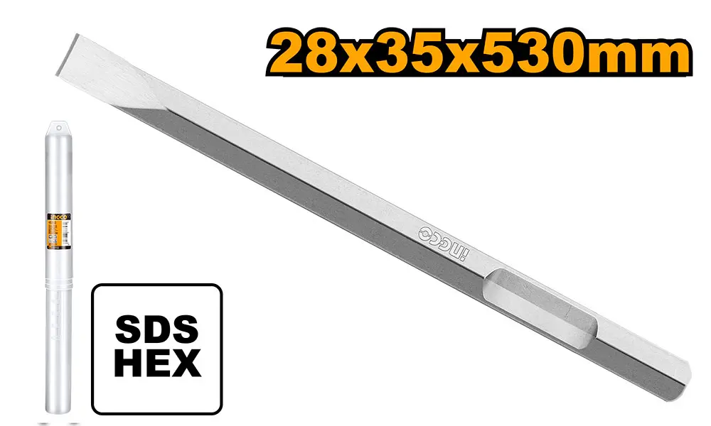 DBC0425302 HEX DLETO 28X35X530MM ZA PDB22001 INGCO