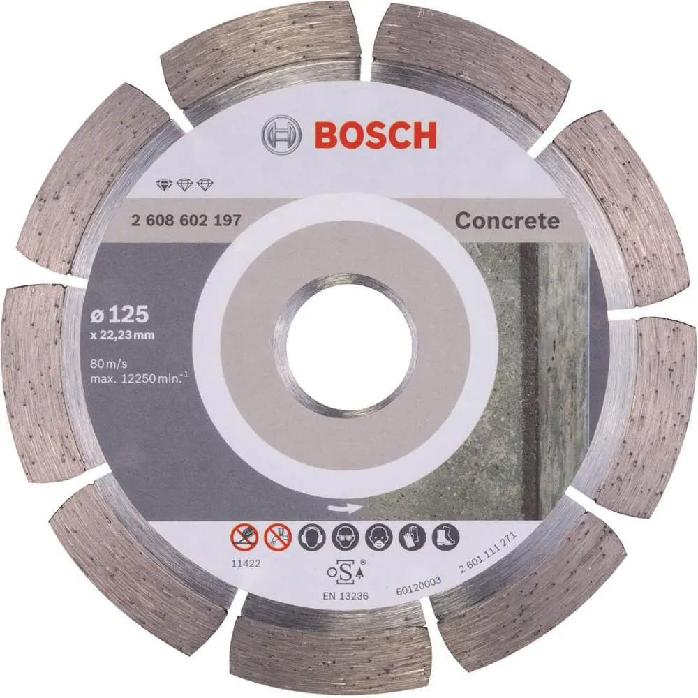 2608602197 DIJAM.PLOČA CONCRETE 125 BOSCH