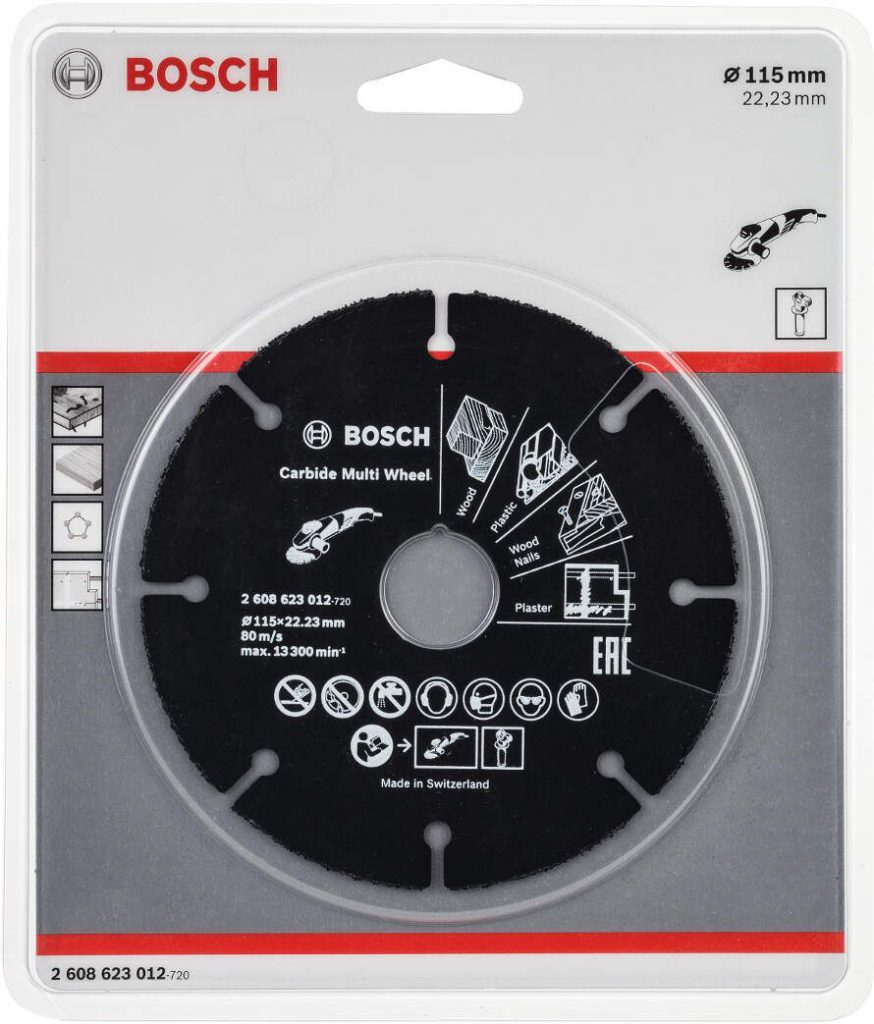 2.608.623.012 PLOČA CARBIDE 115 BOSCH