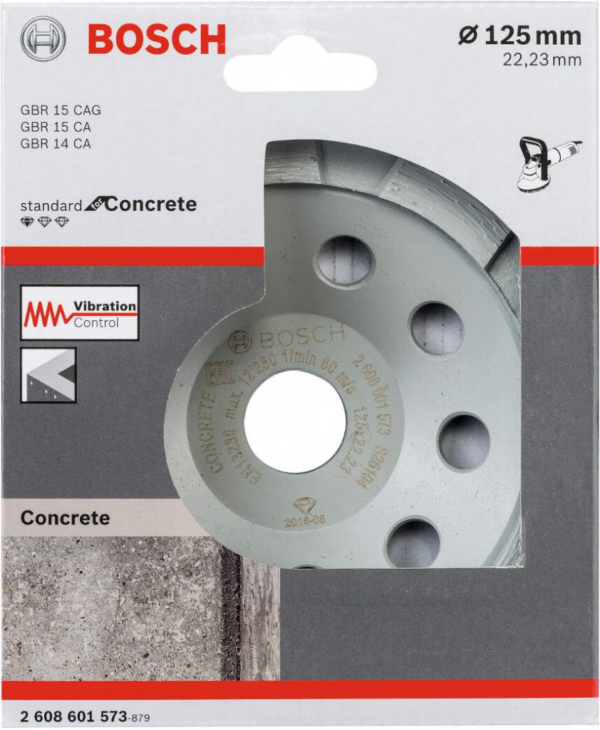 2608601573 DIJ.LONČ.PLOČA STAN.CONCRETE 125 BOSCH