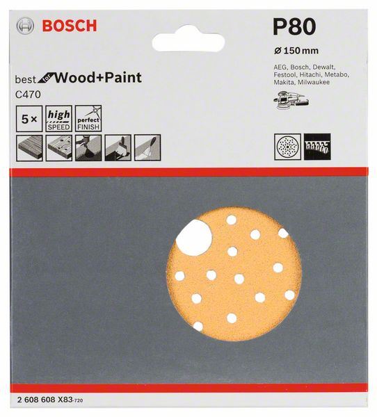 2608608X83 BRUSNI LIST C470 150 G80 BOSCH
