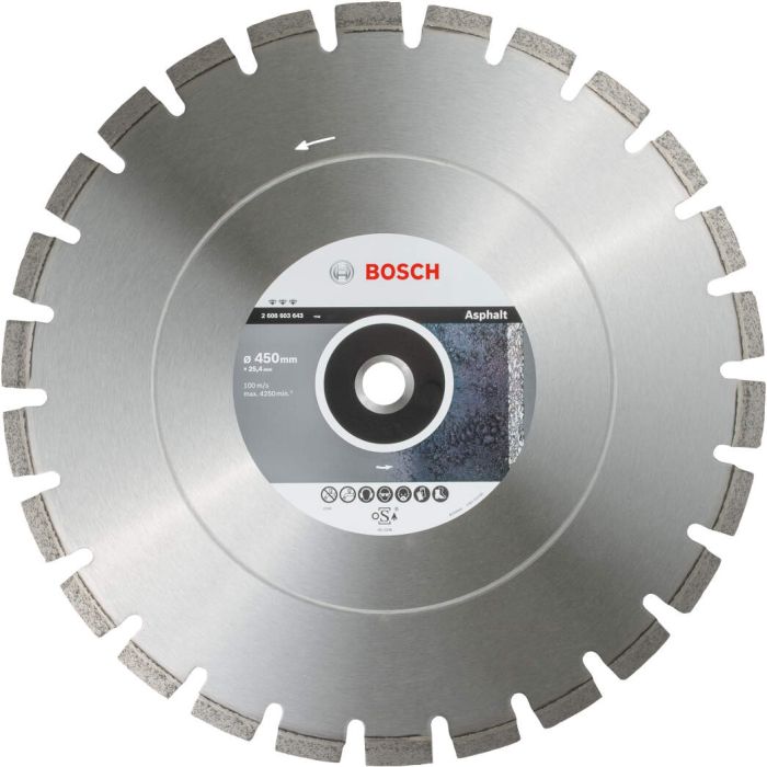 2608603643 DIJAMANT PLOCA ASFALT 450*25,4 BOSCH
