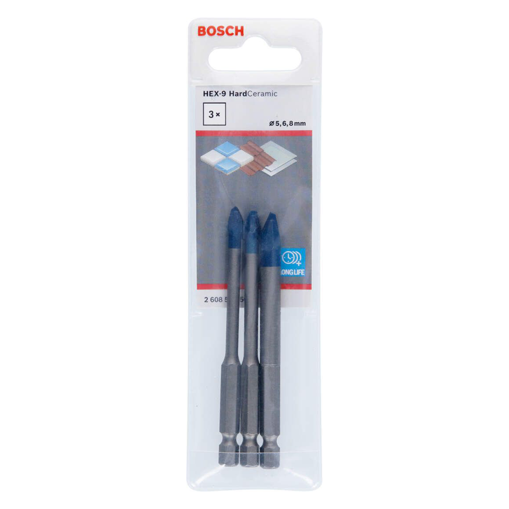 2608900595 SET HEX-9 HARDCER 3/1 5/6/8 BOSCH
