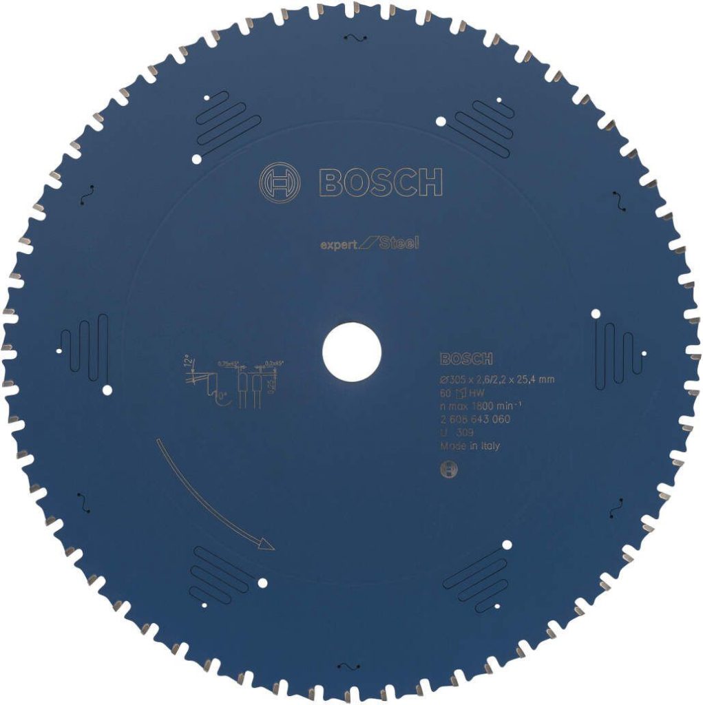 2608643060 LIST KRUŽNE TESTERE EXPFSTEEL 305X25.4X2 BOSCH