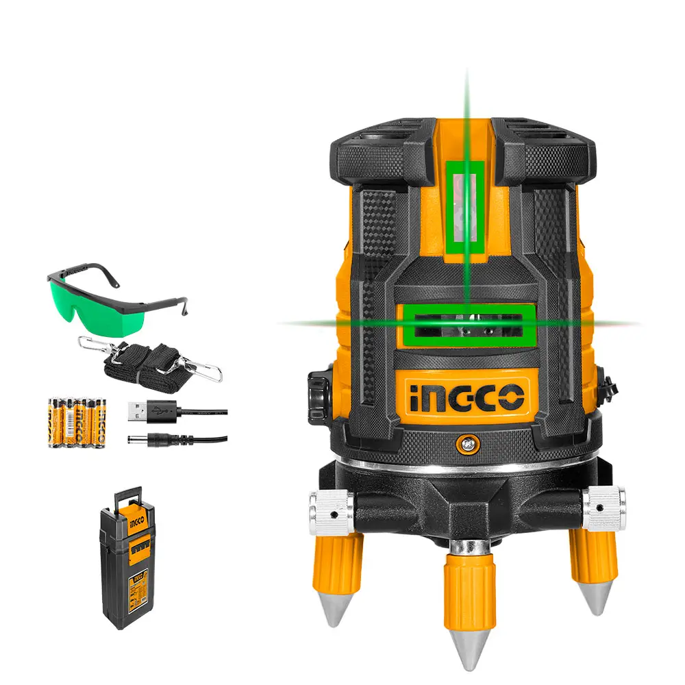 HLL305205 LASER LINIJSKI SAMONIVELACIONI ZELENI ZRACI INGCO
