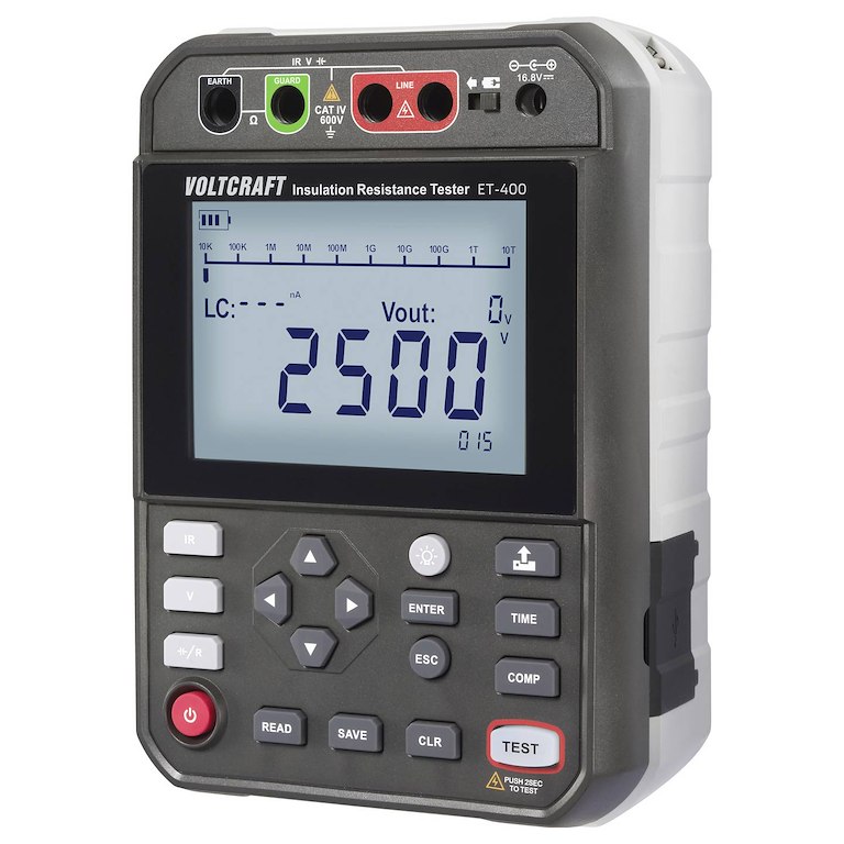 Tester izolacije VOLTCRAFT ET-400