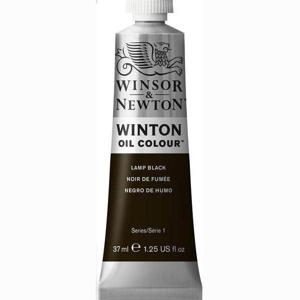 W&N Winton WN WINTON OIL COLOUR 37ML LAMP BLACK