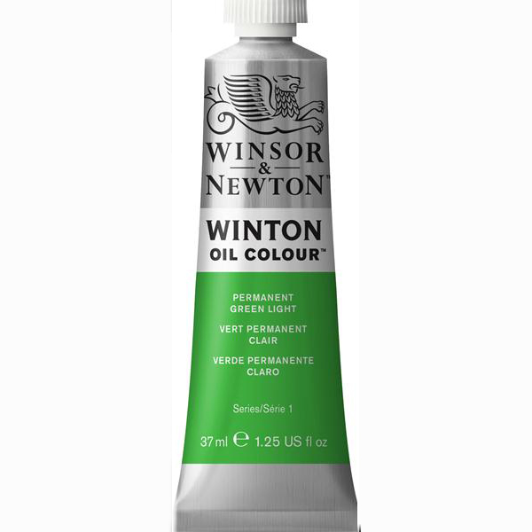 W&N Winton WN WINTON OIL COLOUR 37ML PERMANENT GREEN LIGHT