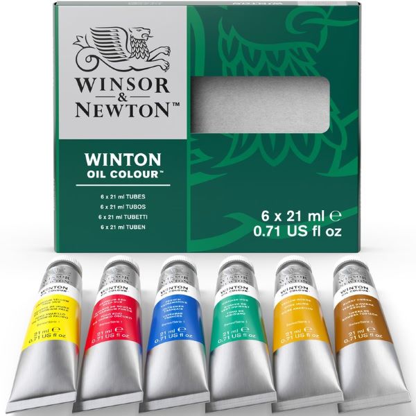 W&N Winton WN WINTON OIL COLOUR TUBE SET 6X21ML