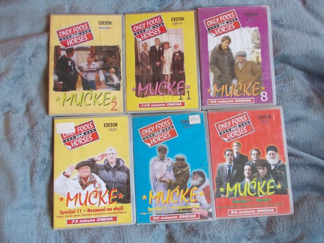 Lot dvd MUĆKE - 6 kom.