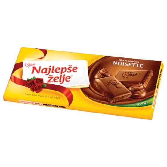 Čokolada NAJLEPŠE ŽELJE Noisette 180g