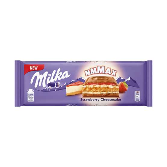 Čokolada MILKA strawberry cheesecake 300g