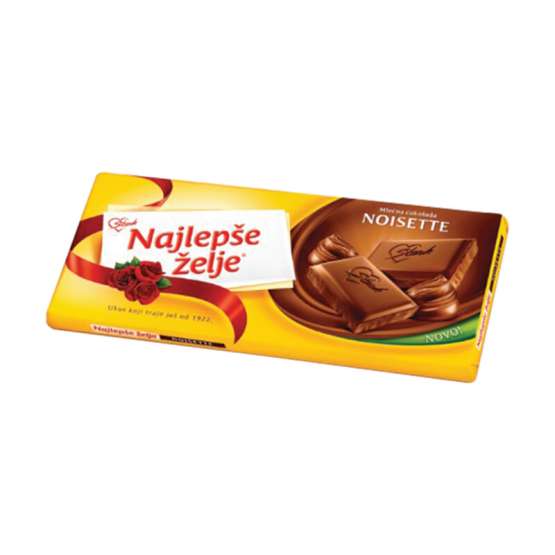 Čokolada NAJLEPŠE ŽELJE noisette 85g