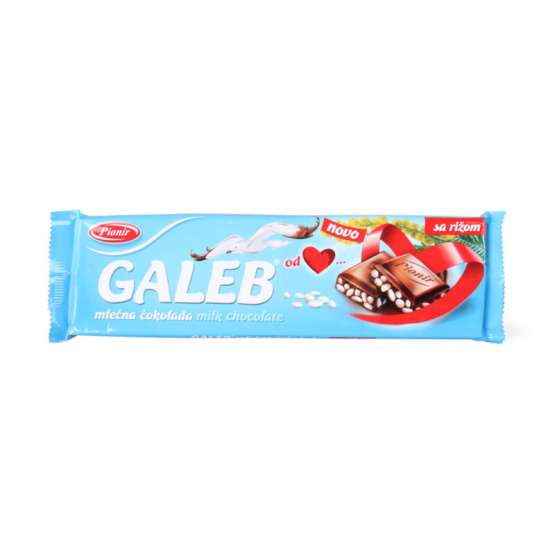 Čokolada GALEB mlečna sa rižom 180g