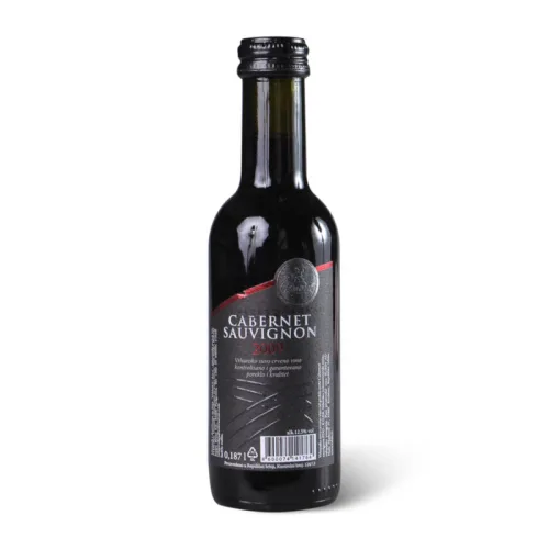 Vino crno CABERNET SAUVIGNON RUBIN 0,187l