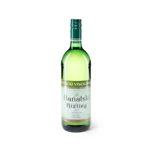Vino belo BANATSKI RIZLING VRŠAČKI VINOGRADI 1l