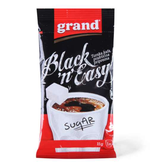 Domaća kafa GRAND BLACK'n'EASY sa secer.11g