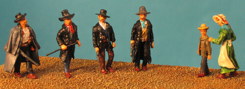 NEW! Germania-Figuren 72-9508 Tombstone I - 'The Earps'