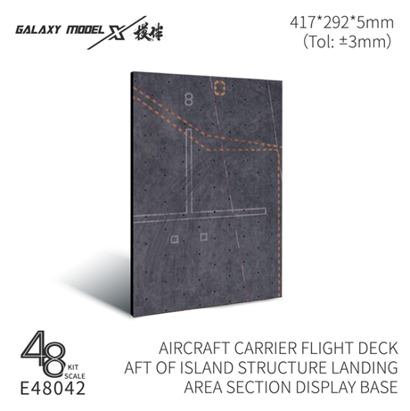 Galaxy-Model E48042 Rear Side of the Warship Bridge Rises to the Landing Stand - Display Base