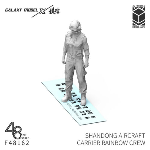 NEW! Galaxy-Model F48162 Shandong Aircraft Carrier Rainbow Crew (1 Figure / 3D-Printed)