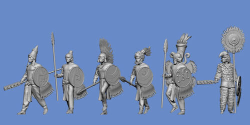 NEW! Germania-Figuren 72-MAYA-0009 Mayan - Marching Warriors