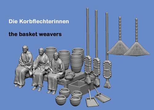 Germania-Figuren 48-5803 Basket Makers Japan EDO Period