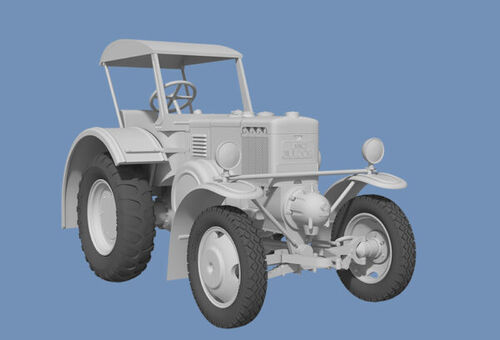 Germania-Figuren 35-Bau-1000 Lanz D 8532 Tractor - Year Of Manufacture 1950