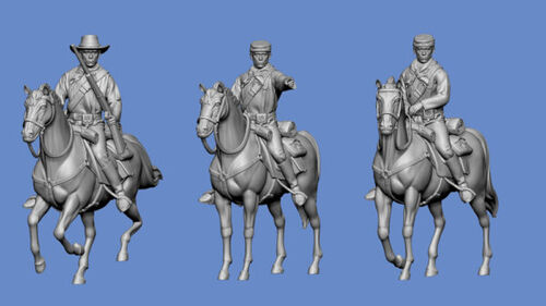 NEW! Germania-Figuren 35-9514 7th US Cavalry - During The Indian Wars II
