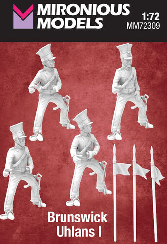 NEW! Mironious Models 72309 Brunswick Uhlans I (4 Figures)