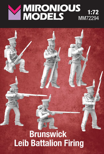 NEW! Mironious Models 72294 Brunswick Leib Battalion Firing (6 Figures)