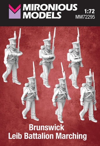 NEW! Mironious Models 72295 Brunswick Leib Battalion Marching (6 Figures)