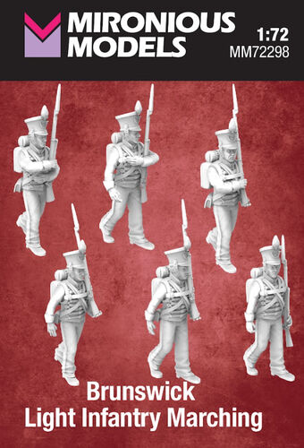 Mironious Models 72298 Brunswick Light Infantry Marching (6 Figures)