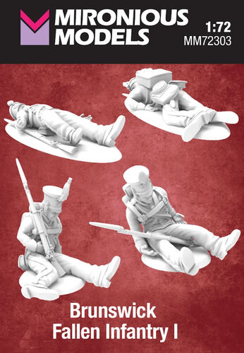 Mironious Models 72303 Brunswick Fallen Infantry I (4 Figures)