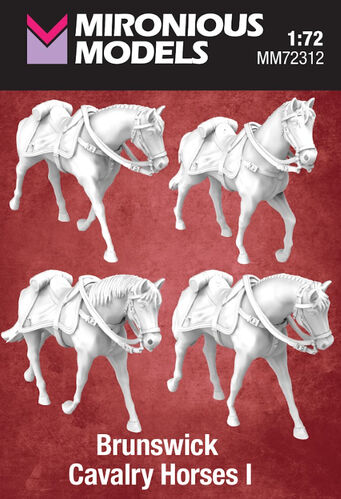 Mironious Models 72312 Brunswick Cavalry Horses I (4 Figures)