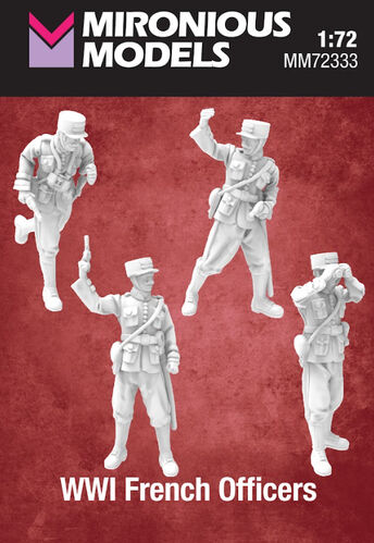 Mironious Models 72333 French WWI Officers (4 Figures)