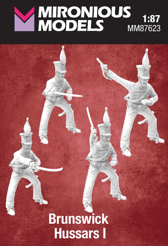 NEW! Mironious Models 87623 Brunswick Hussars I (4 Figures)