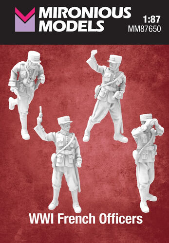 Mironious Models 87650 French WWI Officers (4 Figures)