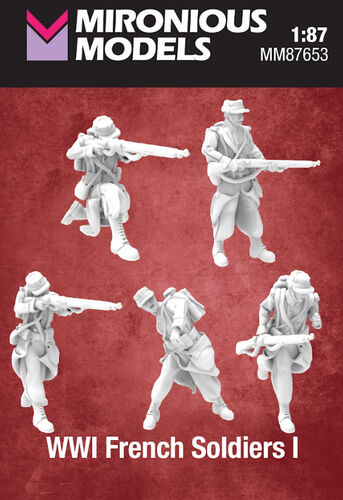 NEW! Mironious Models 87653 French WWI Soldier I (5 Figures)