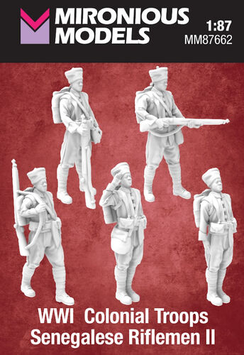Mironious Models 87662 Colonial WWI Troops - Senegalese Riflemen II (5 Figures)