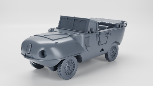 EMP3D 72012760-87 Schwimmwagen Trippel SG 6/38 - zwinięty dach