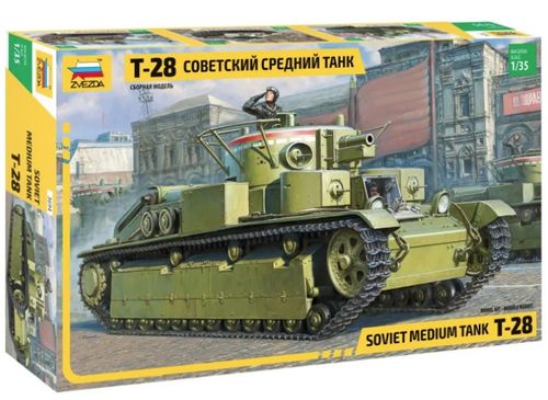 Zvezda 3694 Soviet Medium Tank T-28