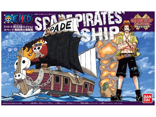Bandai 55722 One Piece Grand Ship Collection - Spade Pirates Ship