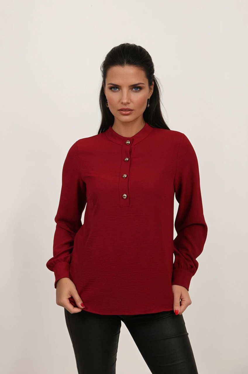 Ženska bordo bluza