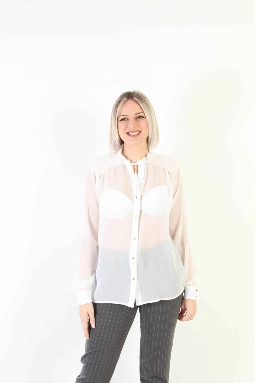 Elegantna bluza klasičnog kroja