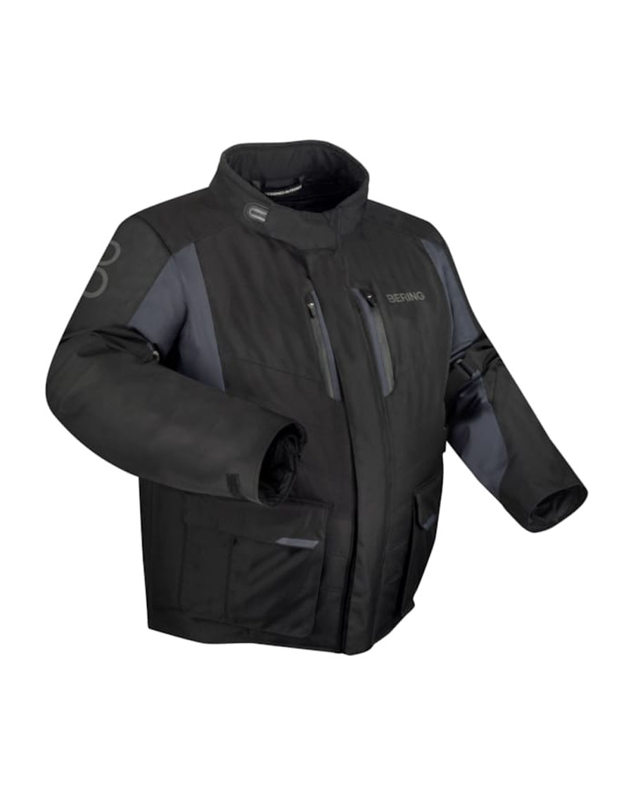 Bering moto jakna Siberia crno/siva king size
