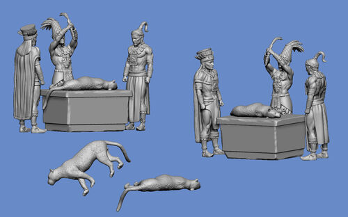 Germania-Figuren 72-MAYA-0002 Mayan - The Sacrifice Ritual II