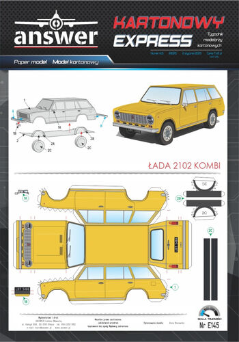 Answer KE-E145 Łada 2102 Kombi