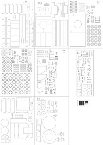 Answer ANG-274-SZK01 K-9 Thunder - Laser Cut Frames, Details