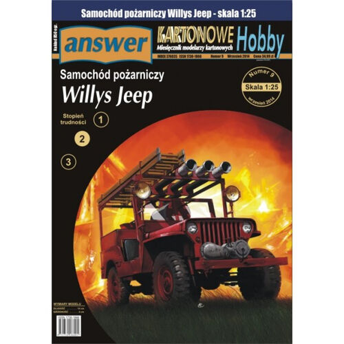 Answer KH-09-2014 Willys Jeep - Fire Truck